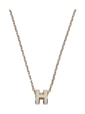 Hermès Mini Pop H Pendant - Blanc