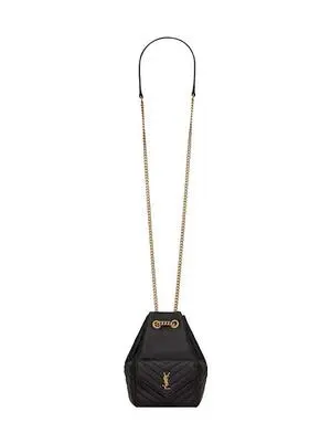 Saint Laurent Joe Mini Bucket Bag - Black
