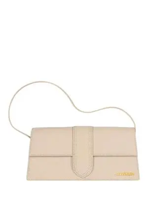 Jacquemus Le Bambino Long Flap Shoulder Bag - Dark Beige