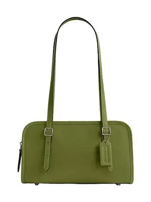 COACH Swing Zip - Silver/dark Lime