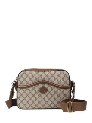 Gucci Interlocking G Messenger Bag - Beige/ebony