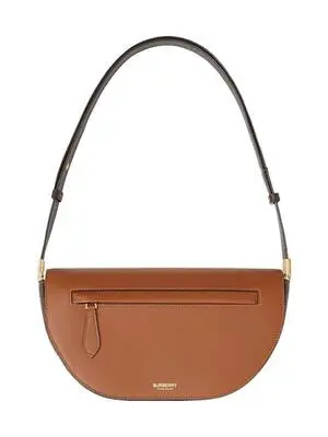 Burberry Small Olympia Leather Bag - Tan