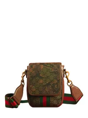 PALACE X Gucci Web Canvas Ggp Messenger Bag - Camouflage