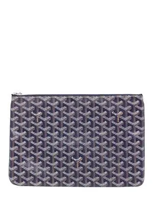 Goyard Senat Pouch Mm - Navy Blue