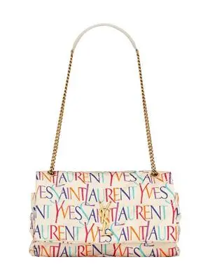 Saint Laurent Jamie Chain Bag Carre Rive Gauche Blanc