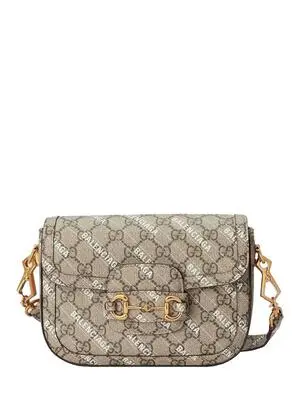 Gucci X Balenciaga The Hacker Project Mini Horsebit 1955 - Beige/ebony