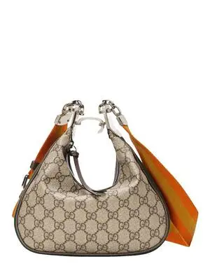 Gucci Attache Small Shoulder Bag - Beige/ebony