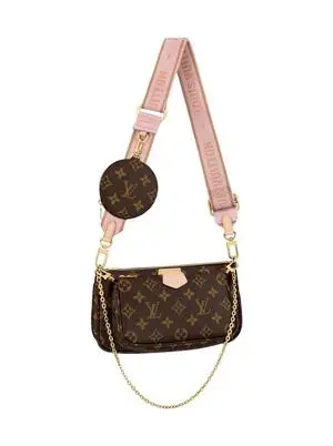 LOUIS VUITTON Pochette Accessoires Monogram - Rose Clair