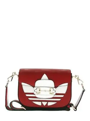 Gucci X Adidas Horsebit 1955 Shoulder Bag - Red