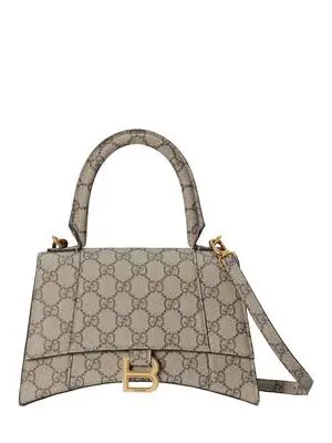Gucci X Balenciaga The Hacker Project Small Hourglass Bag - Beige/ebony