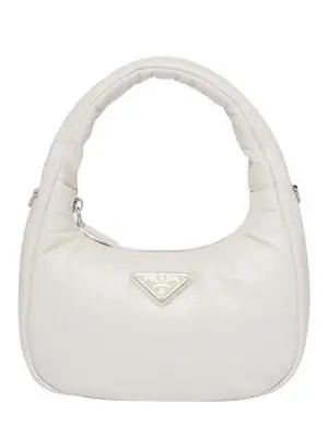 Prada Soft Padded Nappa Leather Mini Bag - White