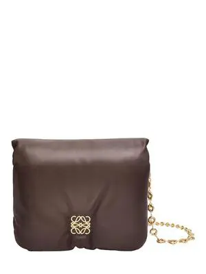 Loewe Puffer Goya Shoulder Bag - Dark Chocolate