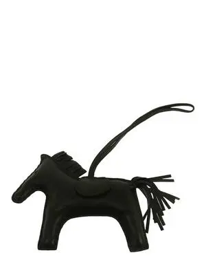 Hermès Bag Charm Rodeo Horse Milo Mm - Noir