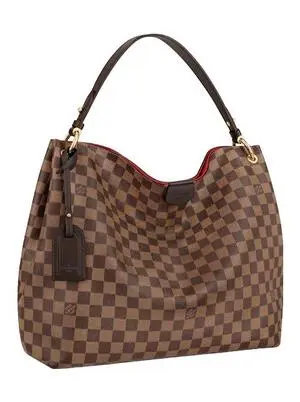 LOUIS VUITTON Graceful Damier Ebene Mm - Cerise Lining