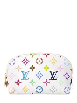 LOUIS VUITTON X Takashi Murakami Cosmetic Pouch Pm - White Multicolored