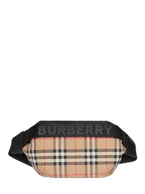 Burberry Vintage Check Bum Bag - Archive Beige/black