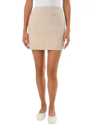 LAMARQUE Candela Mini Skirt - Heather Beige