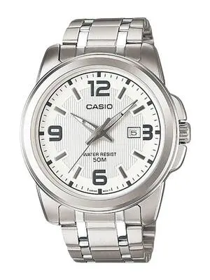 Casio Analog Watch With Band - Stainless Steel