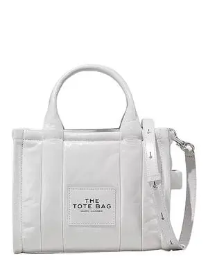 Marc Jacobs The Shiny Crinkle Small Tote - White