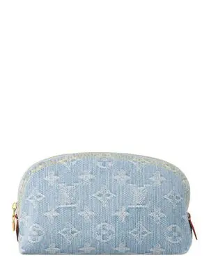 LOUIS VUITTON Pochette Cosmetique Pm - Sky Blue Denim