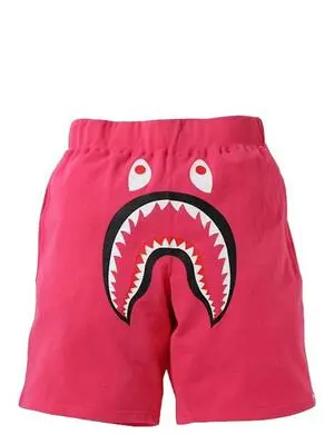 A BATHING APE Shark Wide Sweatshort - Pink