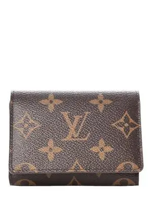 LOUIS VUITTON Enveloppe Carte De Visite Monogram - Brown
