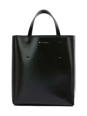 Marni Borsa Museo Piccola Leather Tote - Nera