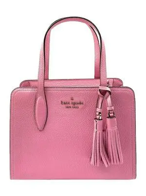 Kate Spade New York Rowe Leather Top Zip Satchel Small - Bright Carnation Pink