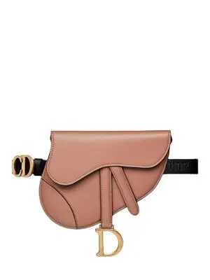 Dior Saddle Belt Bag Calfskin - Blush