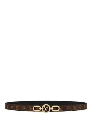 LOUIS VUITTON Circle Prime 20mm Reversible Belt - Brown/black