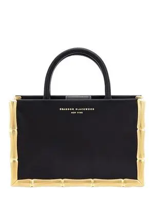 BRANDON BLACKWOOD Bamboo B Tote - Black