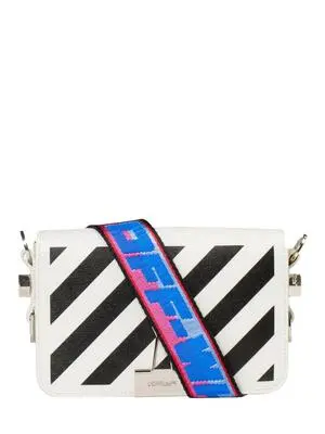 Off-White Diag Flap Mini Bag Ss21 - White/black
