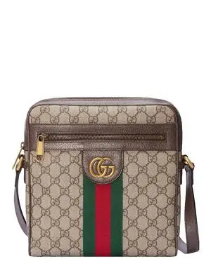 Gucci Ophidia Gg Small Messenger Bag - Beige/ebony
