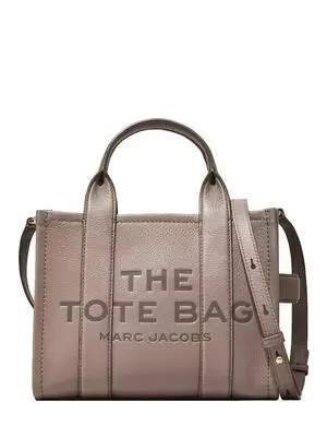 Marc Jacobs The Leather Tote Bag Small - Cement