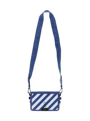 OFF-WHITE Diagonal Stripe Mini Flap Bag