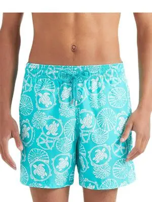 Vilebrequin Moorea 5.5" Printed Swim Trunks - Ceramic