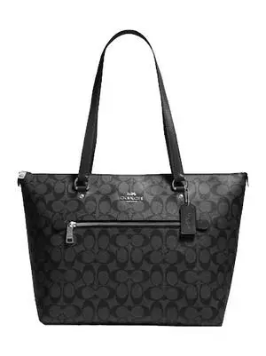 COACH® Gallery Tote - Silver/graphite