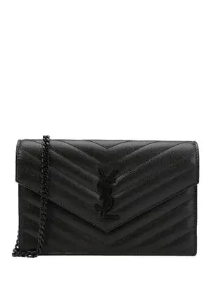 SAINT LAURENT Chain Wallet Monogram