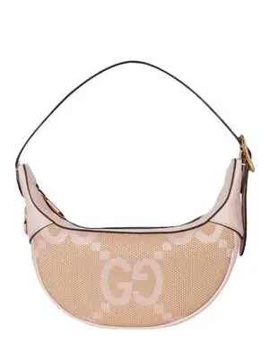 Gucci Ophidia Jumbo Gg Mini Bag - Camel/light Pink