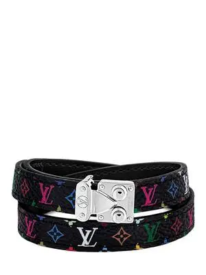 LOUIS VUITTON Signature Bracelet - Black Multicolored