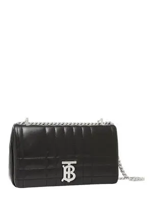 Burberry Small Quilted Leather Lola Bag Black/silver/tone