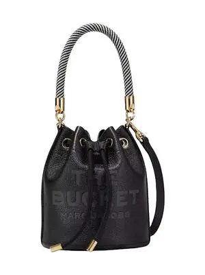 Marc Jacobs The Leather Bucket Bag Black