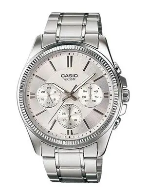 Casio Analog Bracelet Watch - Stainless Steel