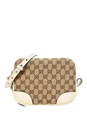 Gucci Bree Gg Guccissima Crossbody Bag - Beige/white