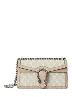 Gucci Dionysus Small Gg Bag - Beige/white