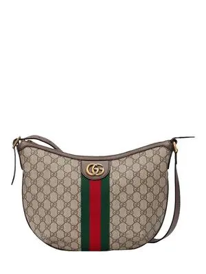 Gucci Ophidia Gg Small Shoulder Bag - Beige/ebony