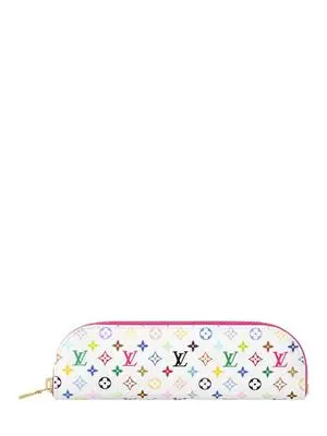 LOUIS VUITTON Monogram Multicolor Charlotte Pencil Pouch - White