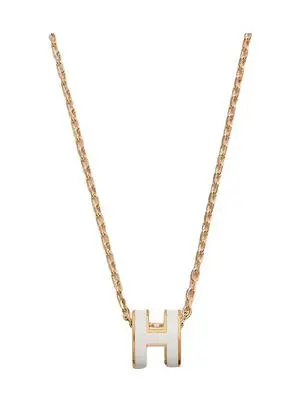Hermès Mini Pop H Pendant - Blanc
