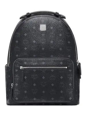 Mcm Stark Backpack Visetos Monogram - Black