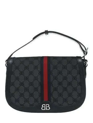 Gucci X Balenciaga The Hacker Project Medium Shoulder Bag - Black